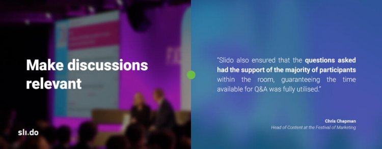 5 Reasons to Use Slido at Your Event