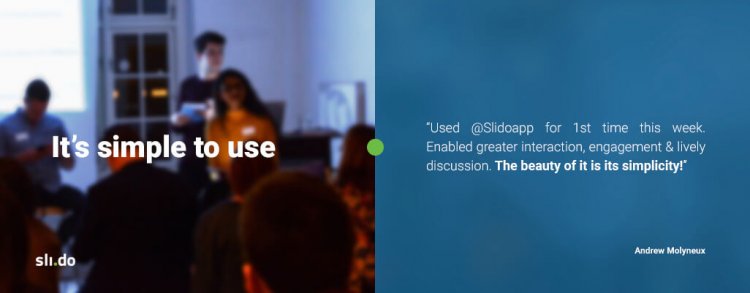 5 Reasons to Use Slido at Your Event