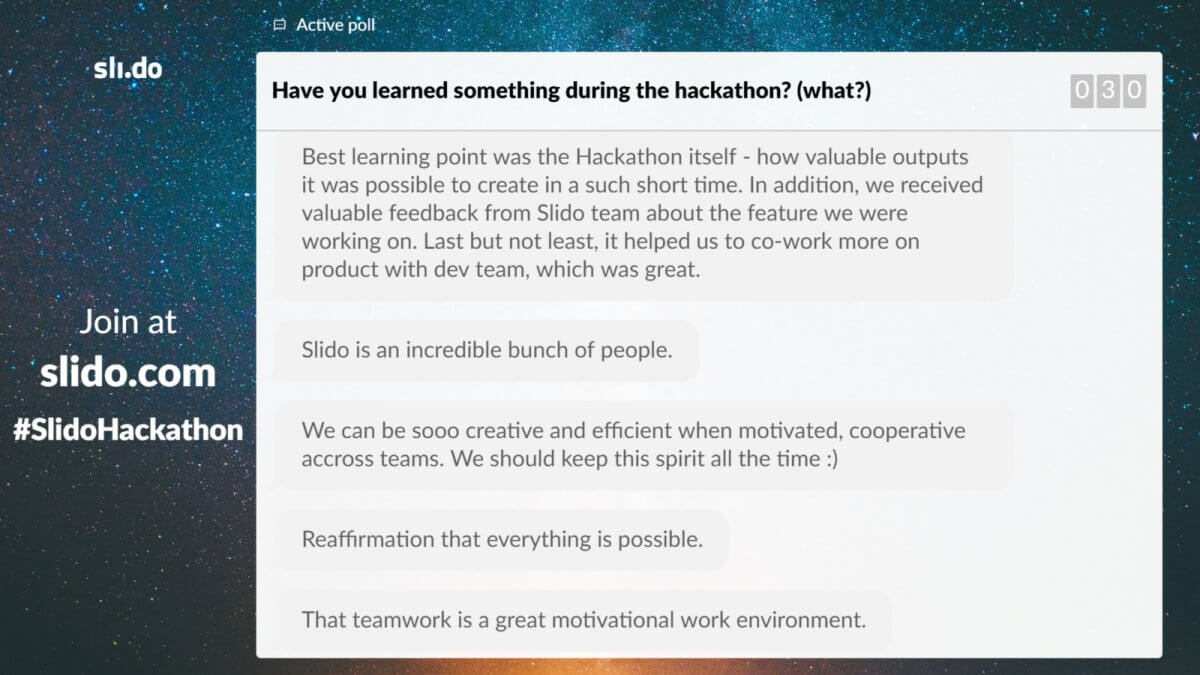 How to Plan Your Next Company Hackathon with Slido - Slido Blog