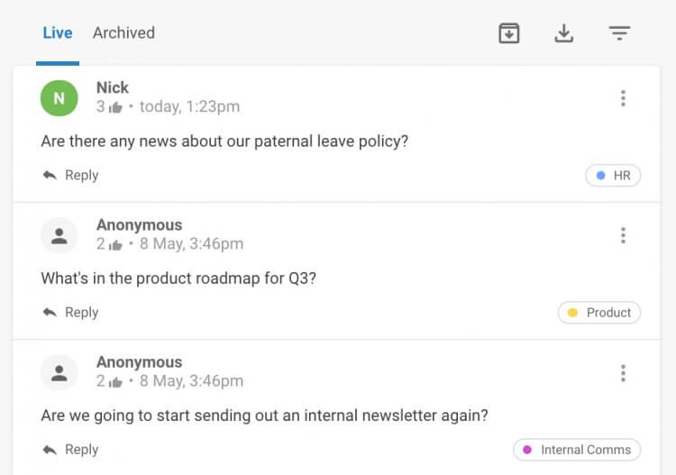 Introducing Labels: A New Way to Organize Your Questions - Slido Blog