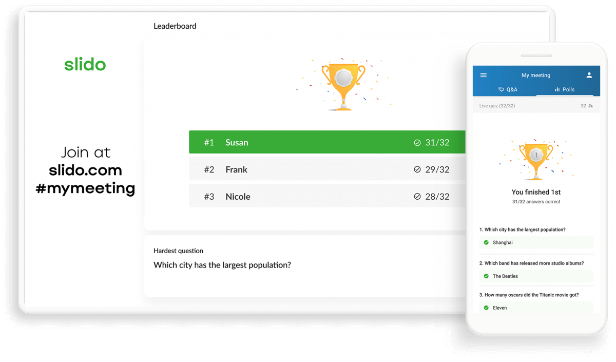 Say Hello to Quizzes - Slido Blog