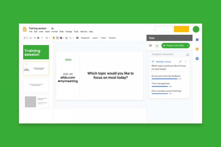 Introducing Slido for Google Slides