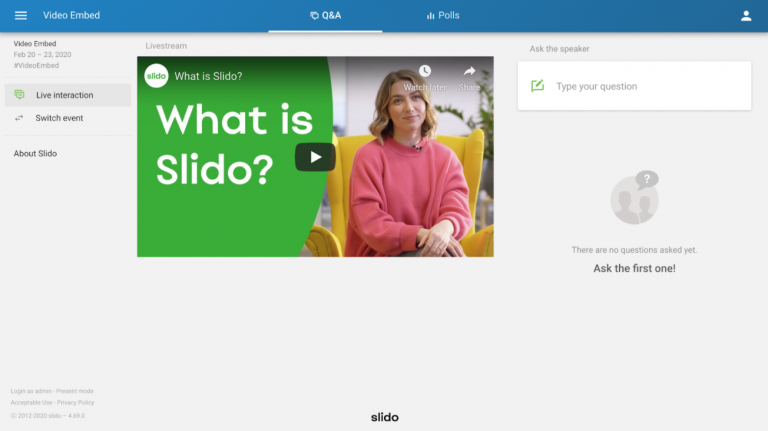 How to Use Slido For Virtual Events and Conferences - Slido Blog