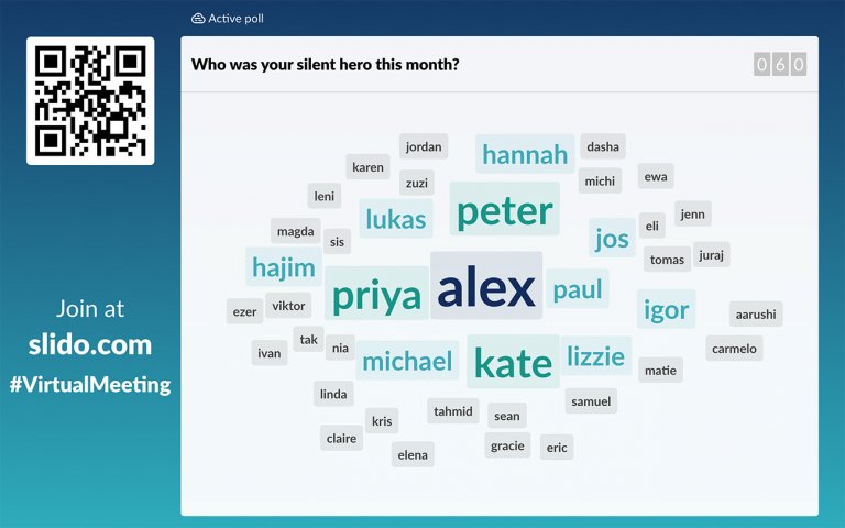 25 Fun Poll Questions for Your Virtual Team Meetings - Slido Blog