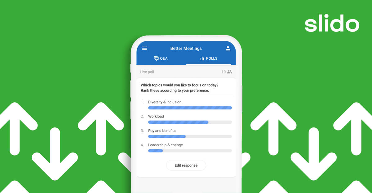 What Is a Ranking Poll and 5 Best Practices for Using It - Slido Blog