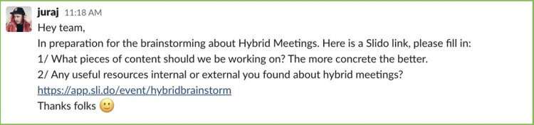 How to Host More Effective Meetings by Collecting Input in Advance ...