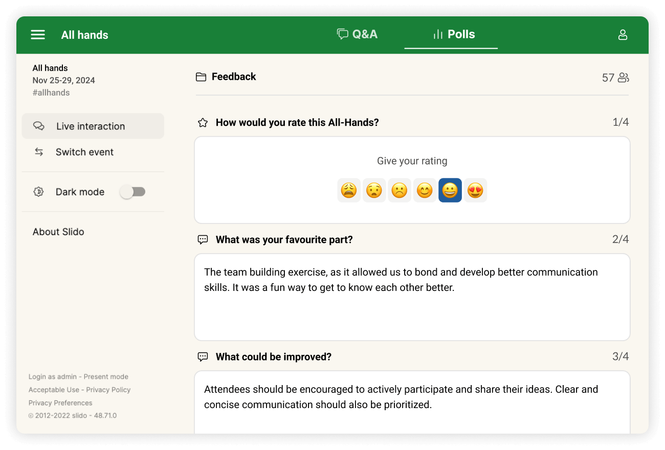 5 Must-Have Slido Features to Boost Engagement in Your Next Meetings ...